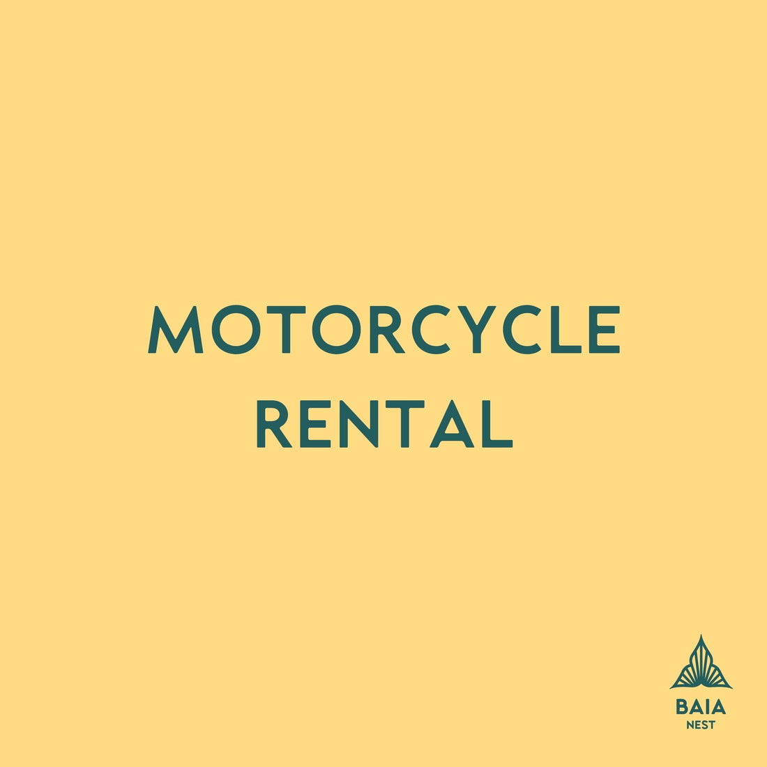 Motorcycle Rental – Shop The Nest by the Sea